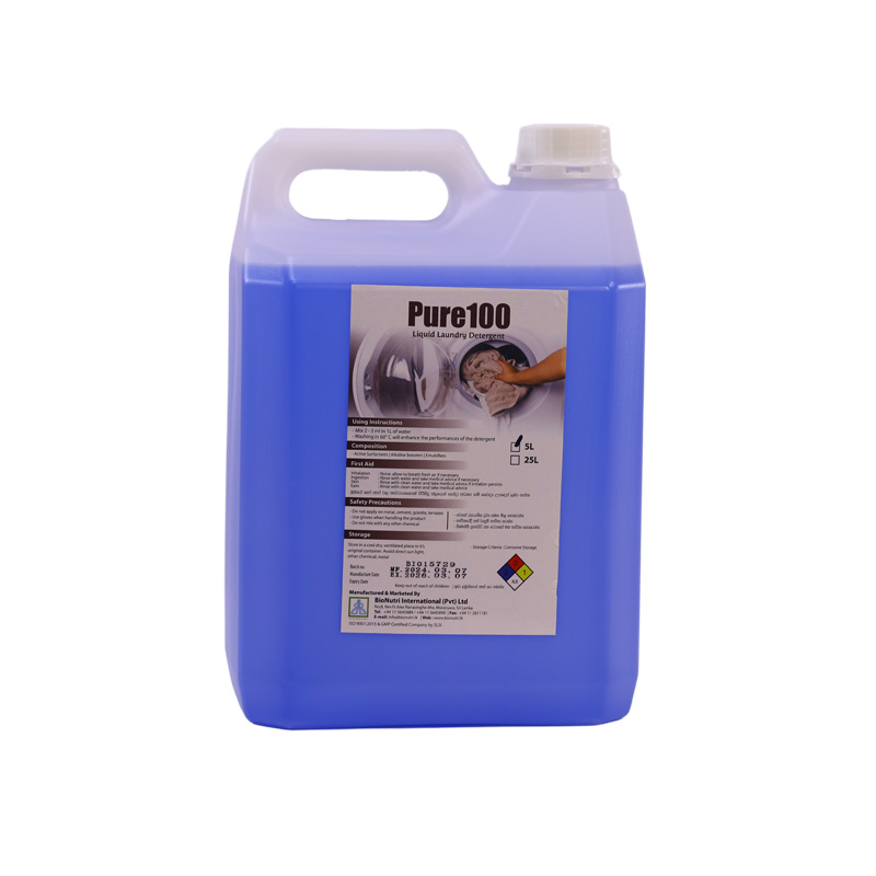 Pure 100 Liquid Laundry Detergent - BioNutri Internationl (Pvt) Ltd.