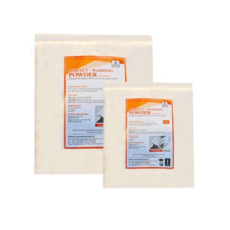 Pre Wash Detergent Enzymic Detergent - BioNutri Internationl (Pvt) Ltd.